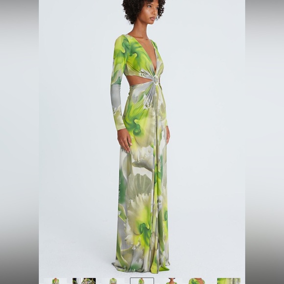 H by Halston | Dresses | Jlo Versace Inspired Halston Jen Dress Brand ...